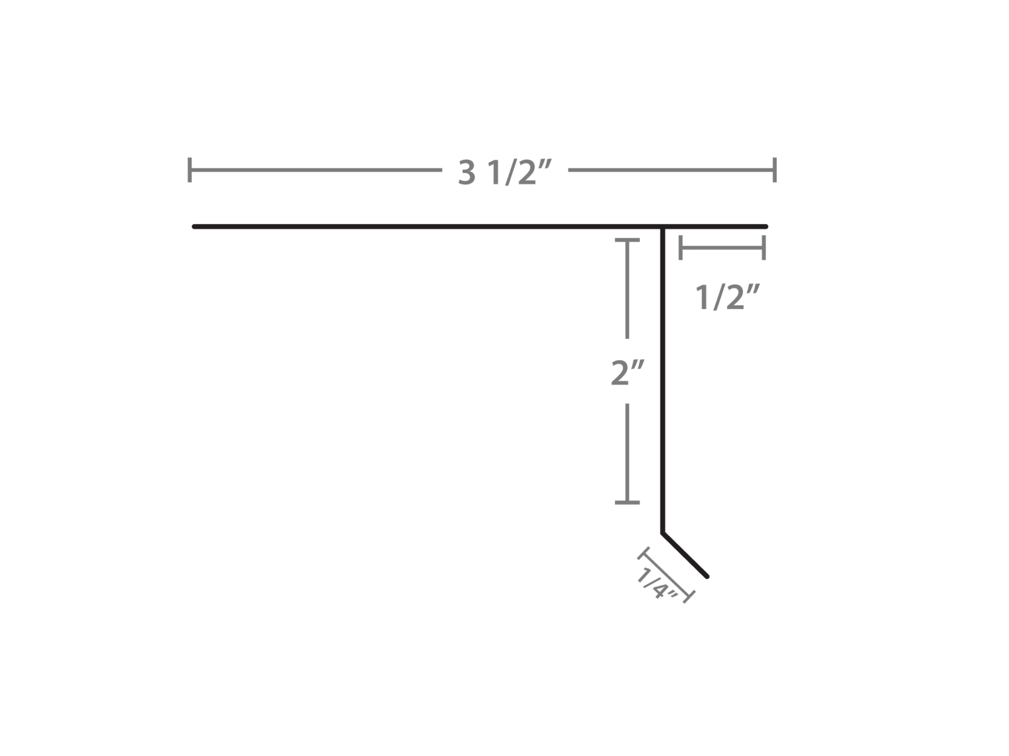 Style “D” Drip Edge Wide Face 2" - Roofco